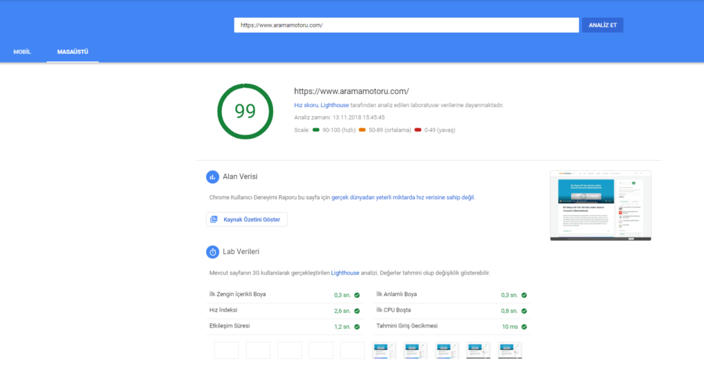 Google PageSpeed Insights, Google Lighthouse Verileriyle Güncellendi ...